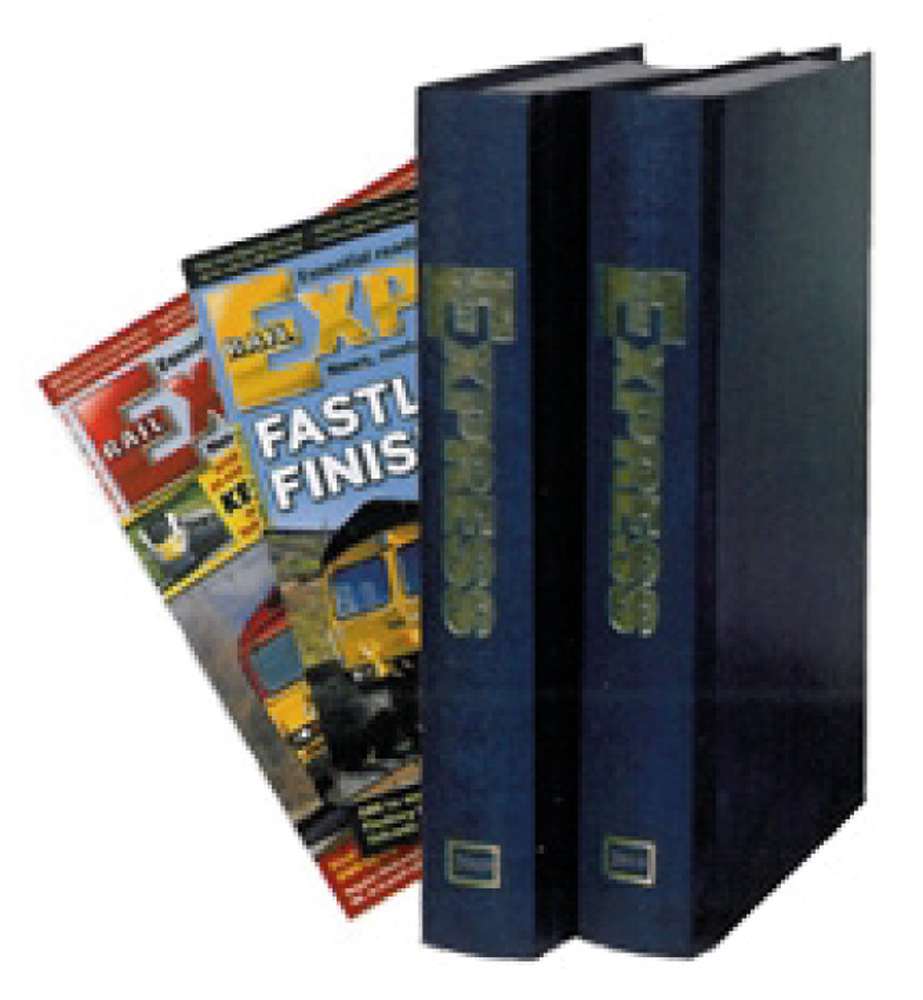 Binder - Rail Express Blue Super A4 | Products at Classic Magazines